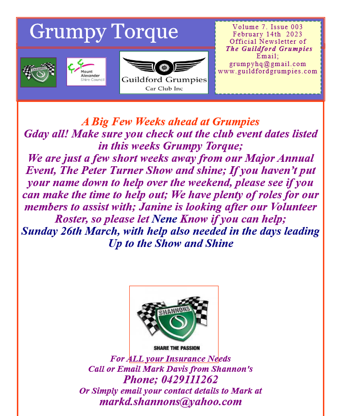 NEWS & ARTICLES – Guildford Grumpies